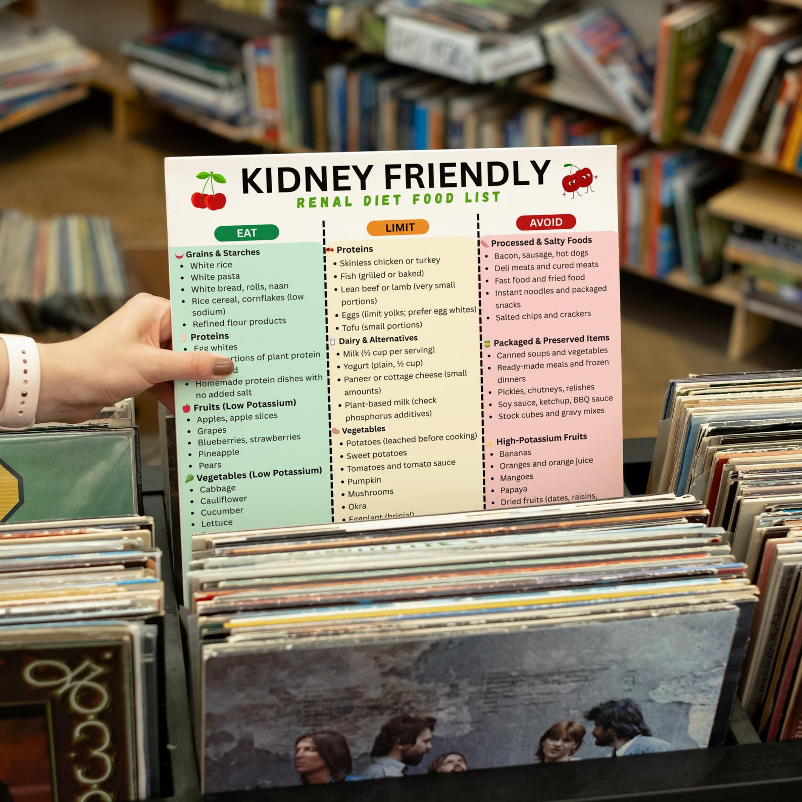 Kidney Friendly Food List Printable | Renal Diet Food Chart PDF ...