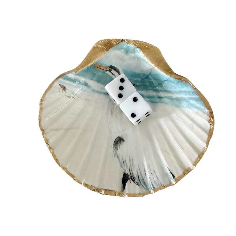 Mahjong Shell Dice Holder - Etsy