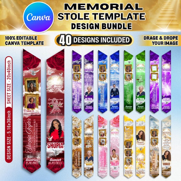 Sash Template - Etsy