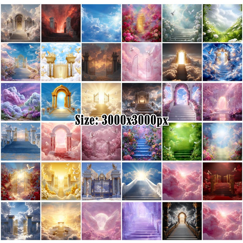 150+ Heaven Background PNG Bundle | Blue Sunset Memorial Backgrounds ...