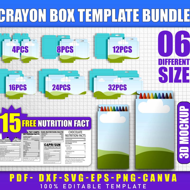 Crayon Box Customization - Etsy
