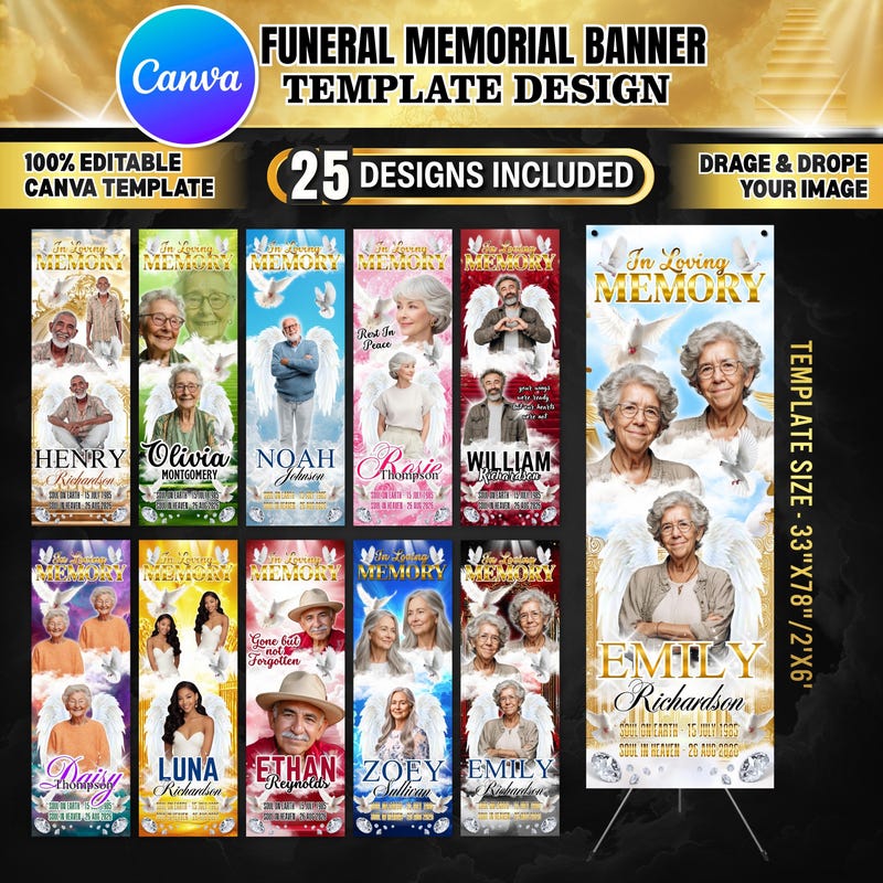 Repass Banner Template - Etsy