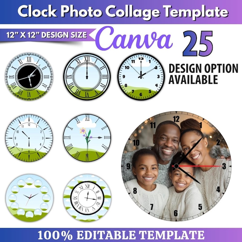 Picture Clock - Etsy