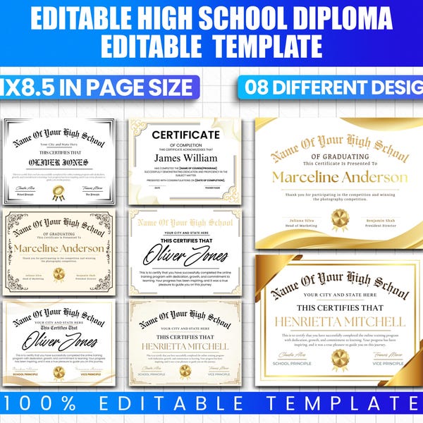 Custom Fake Diploma - Etsy
