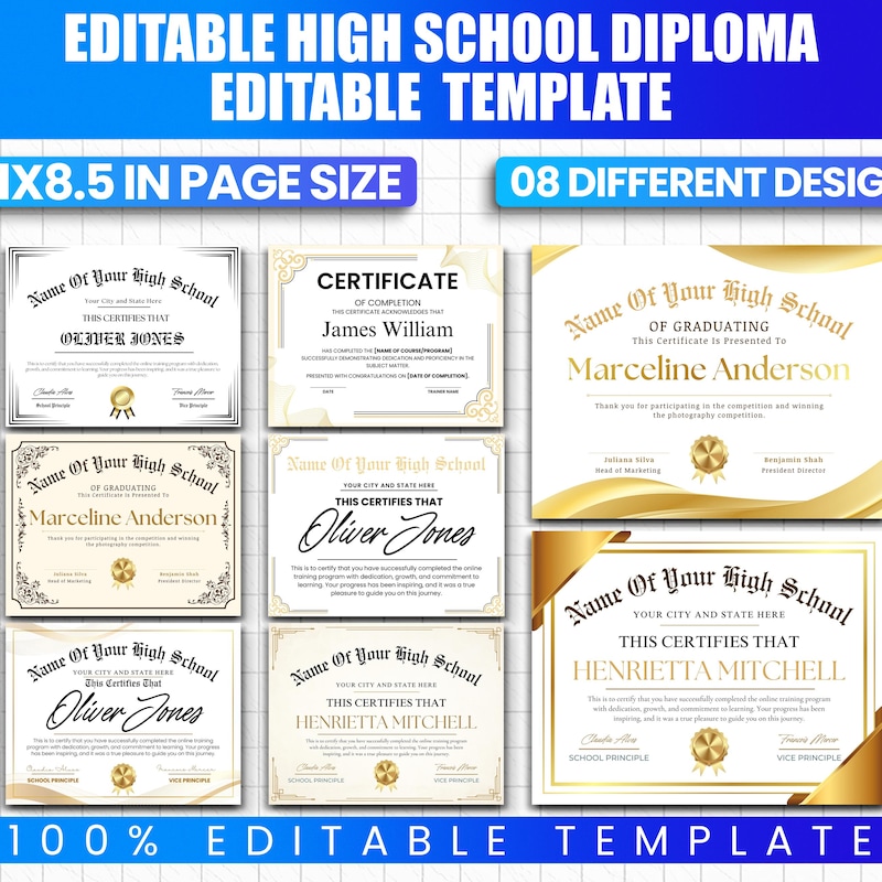 Custom Fake Diploma - Etsy