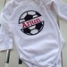 Split Soccer Onesie Personalized Split Soccer Ball Bodysuit - Etsy