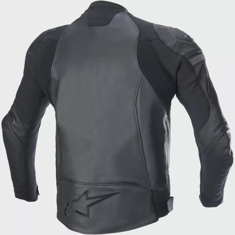 Alpinestar GP Force Leather Motorcycle Jacket, Genuine Cowhide Leather ...