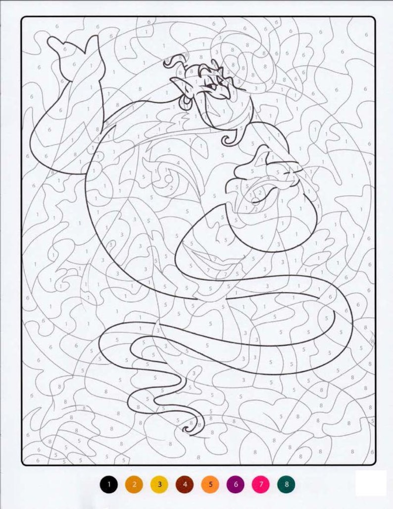 25 Disney Mystery Coloring Book Bundle Volume 4 – Printable Color by ...