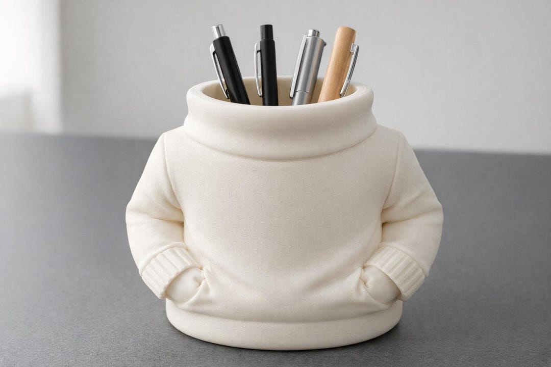 Sweater Man Pen Holder – Desk Organizer - Etsy