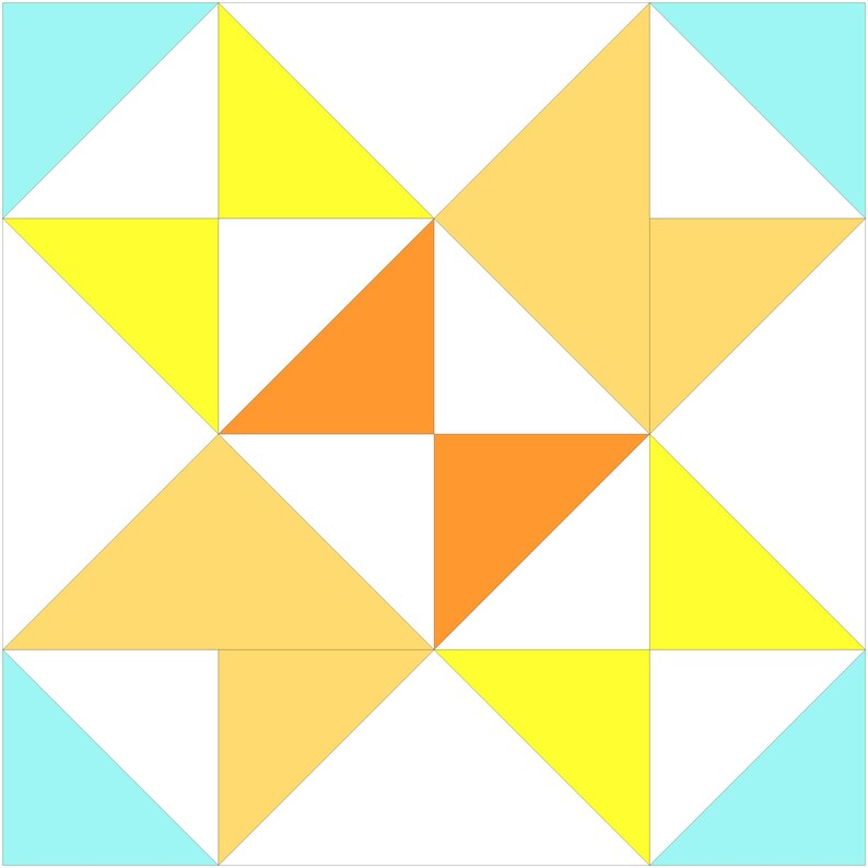 Paper Printed Barn Quilt Pattern Kit-included Full Size Printed Pattern ...