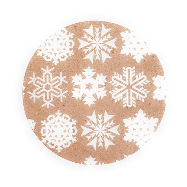Snowflake Stickers - Etsy UK