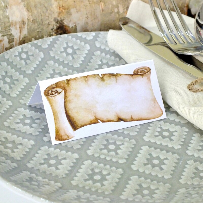 Medieval Scroll Invitation - Etsy