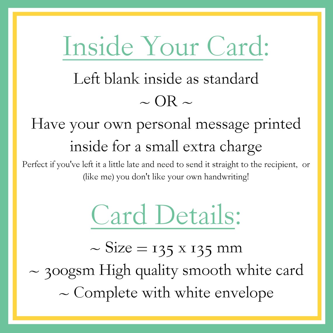 Sorry You're Leaving Card Handmade and Personalised | Etsy