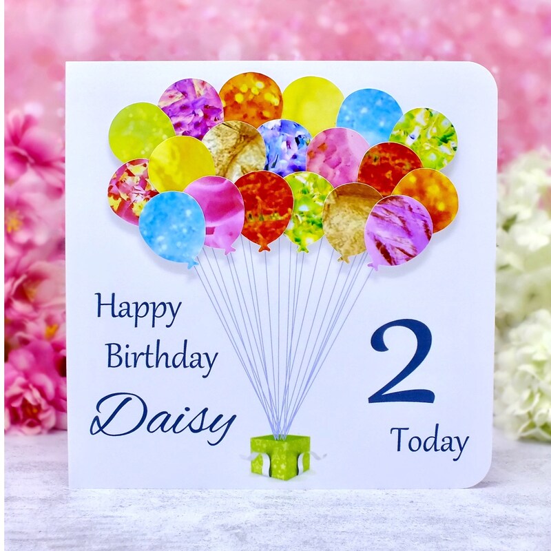 2nd Birthday Card - Etsy