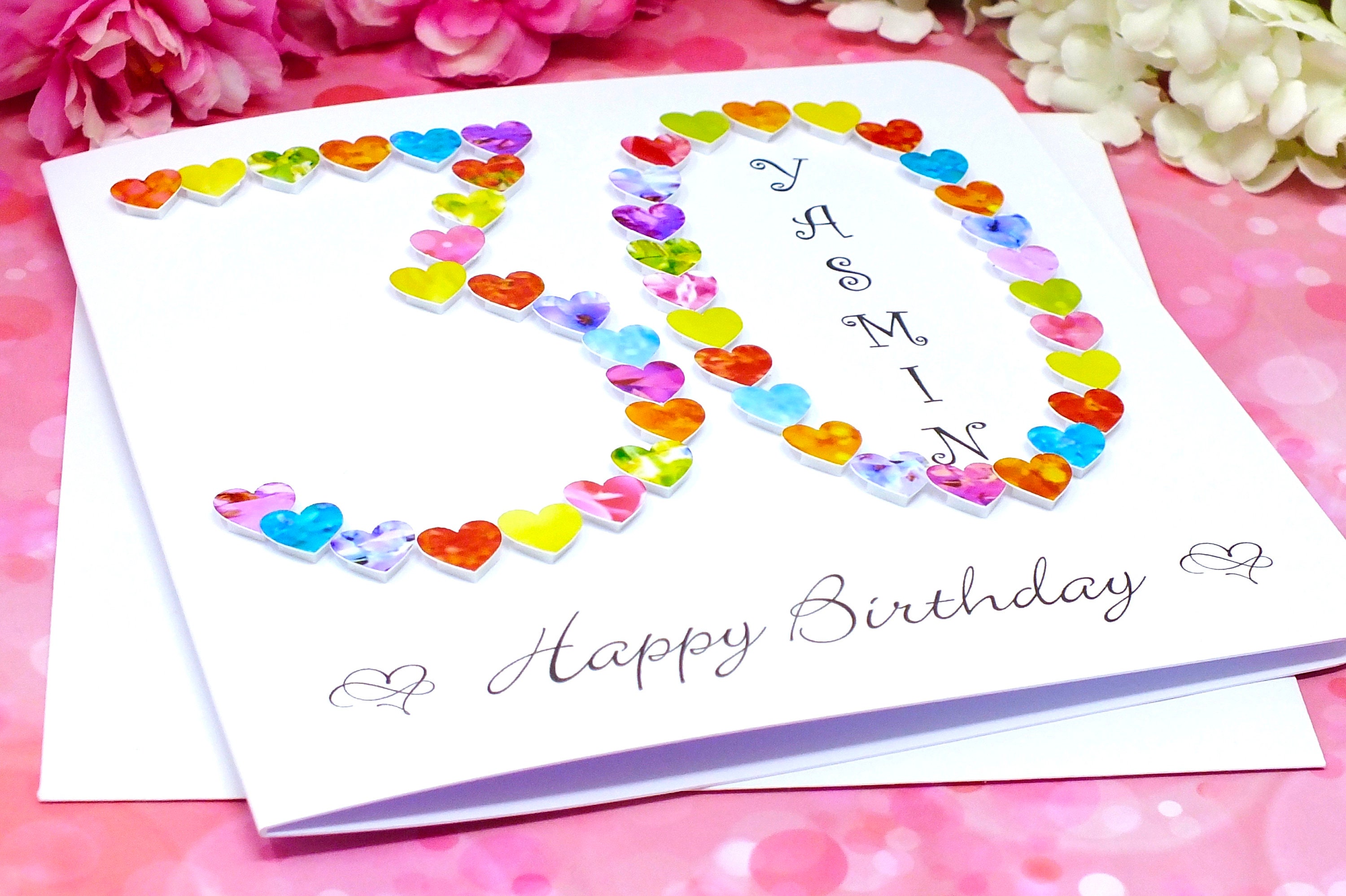 30th Birthday Card Handmade and Personalised Age 30 Card | Etsy