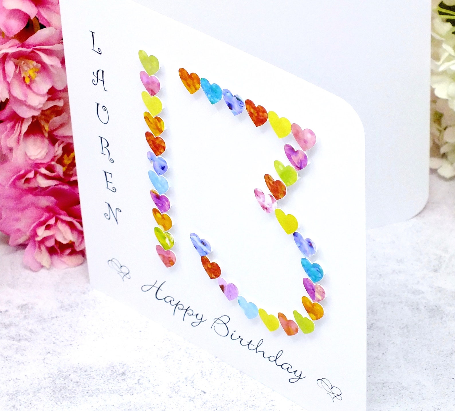 13th Birthday Card Personalised Age 13 Card for Teenager - Etsy