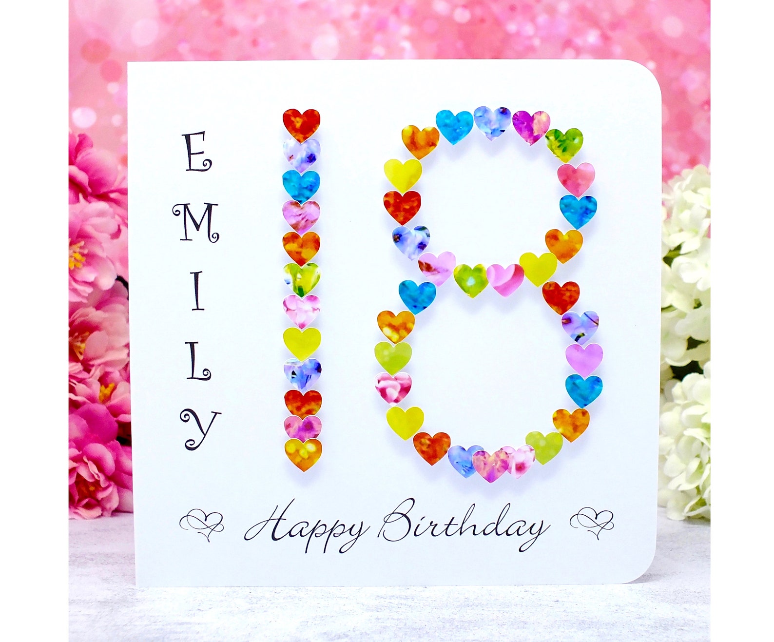 18th Birthday Card Personalised Age 18 Birthday Card - Etsy