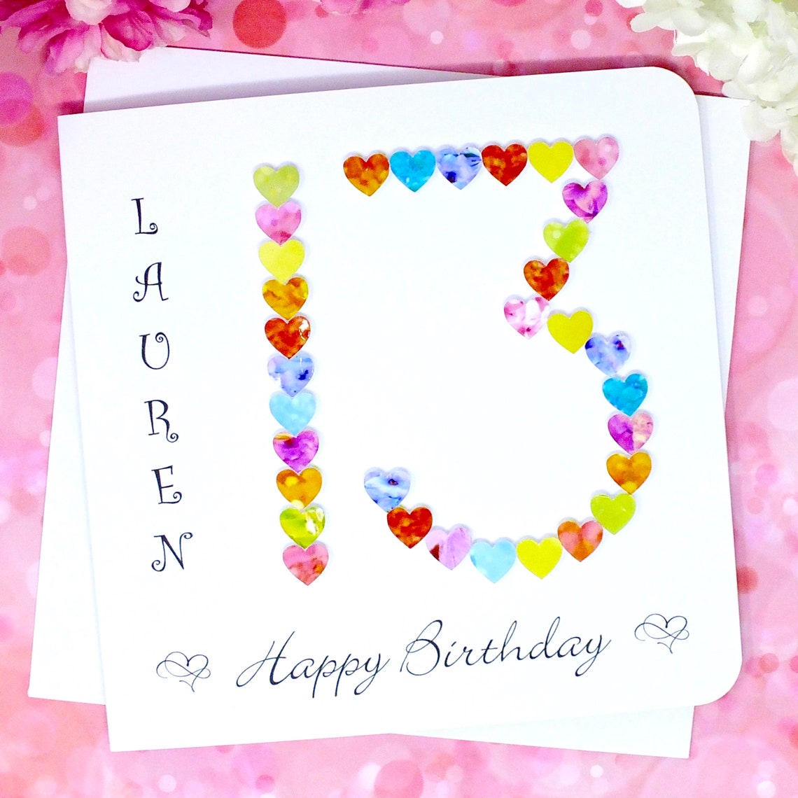 13th Birthday Card Personalised Age 13 Card for Teenager - Etsy
