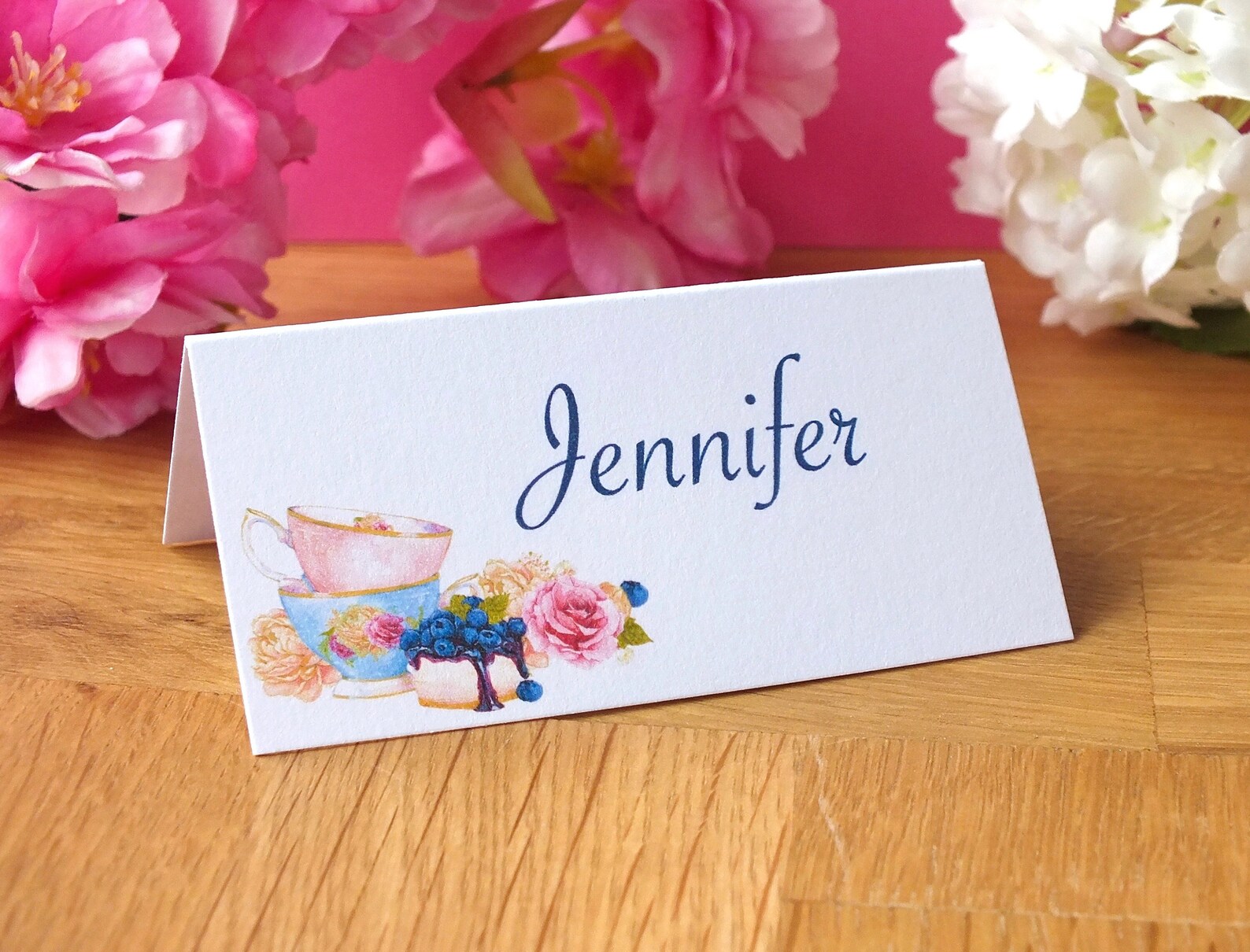 Afternoon Tea Place Cards Vintage Wedding / Dinner Party - Etsy