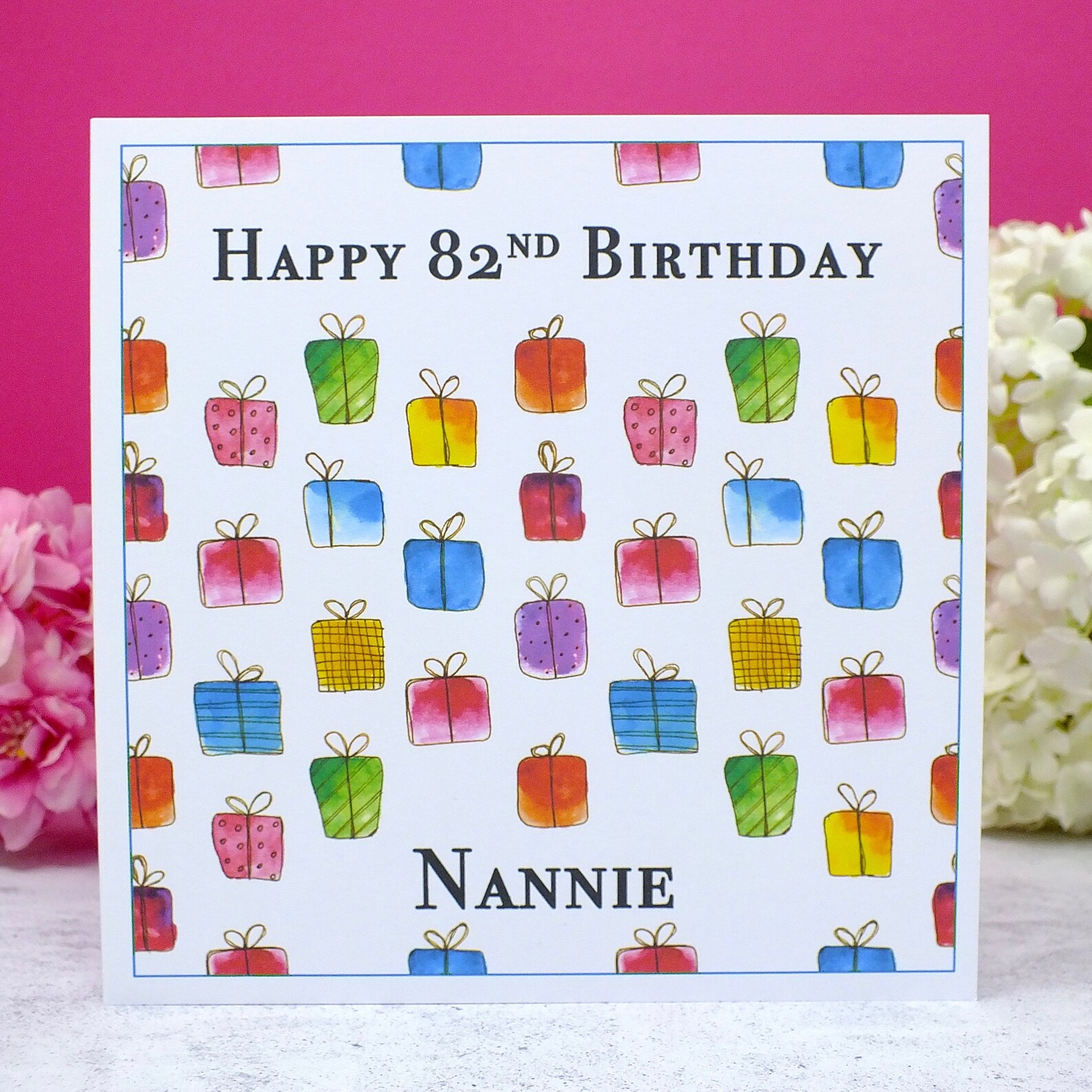Personalised Birthday Card Any Age & Name Custom Multi - Etsy