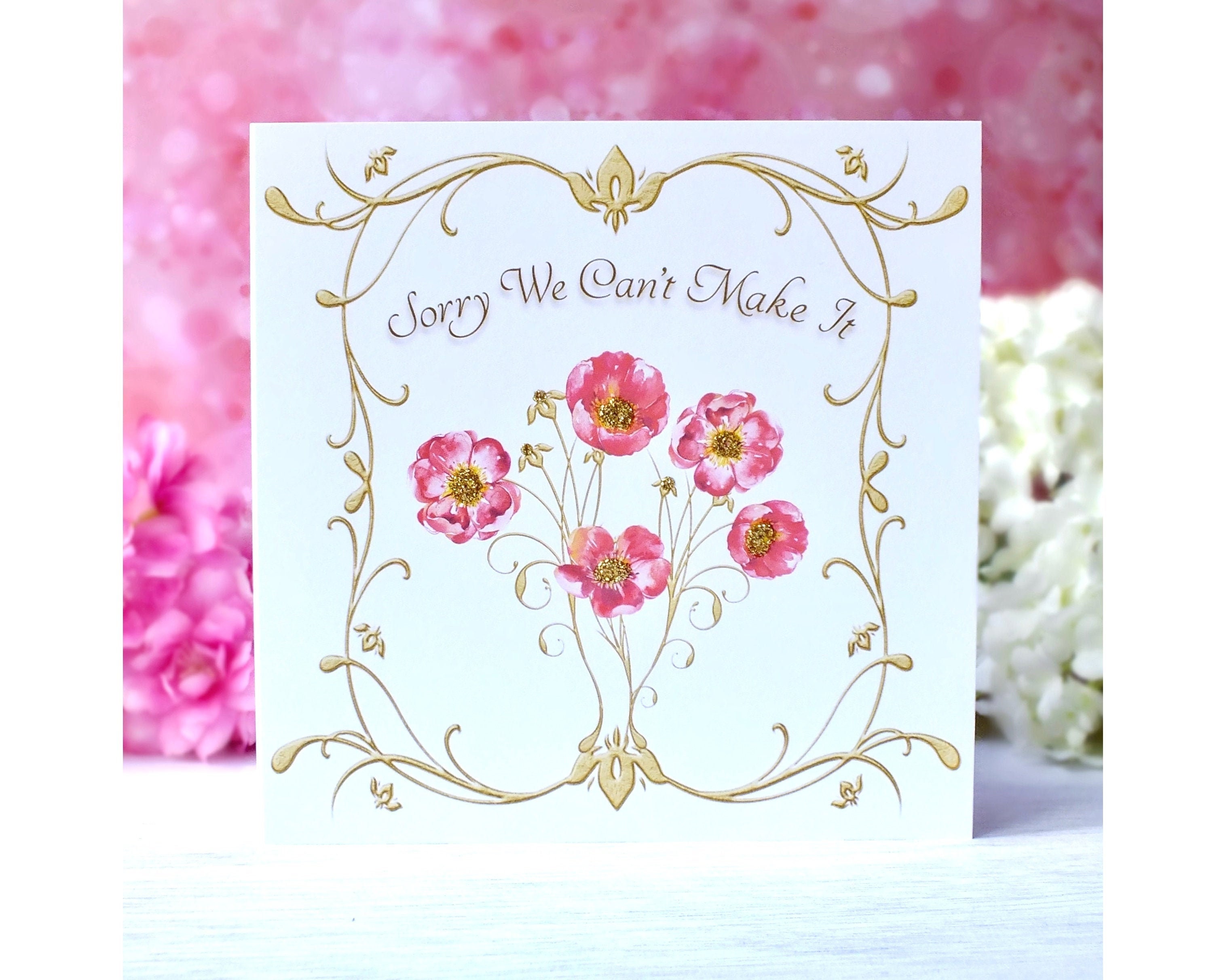 Wedding Regret Card Luxury Wedding With Regret Card - Etsy