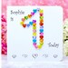 1st Birthday Card Personalised and Handmade First Birthday Card With ...