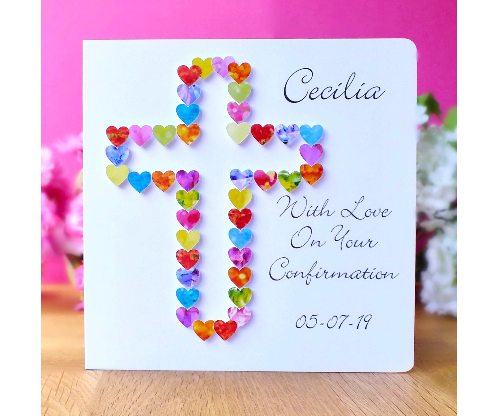 Confirmation Card Personalised Confirmation Day Cards With - Etsy UK
