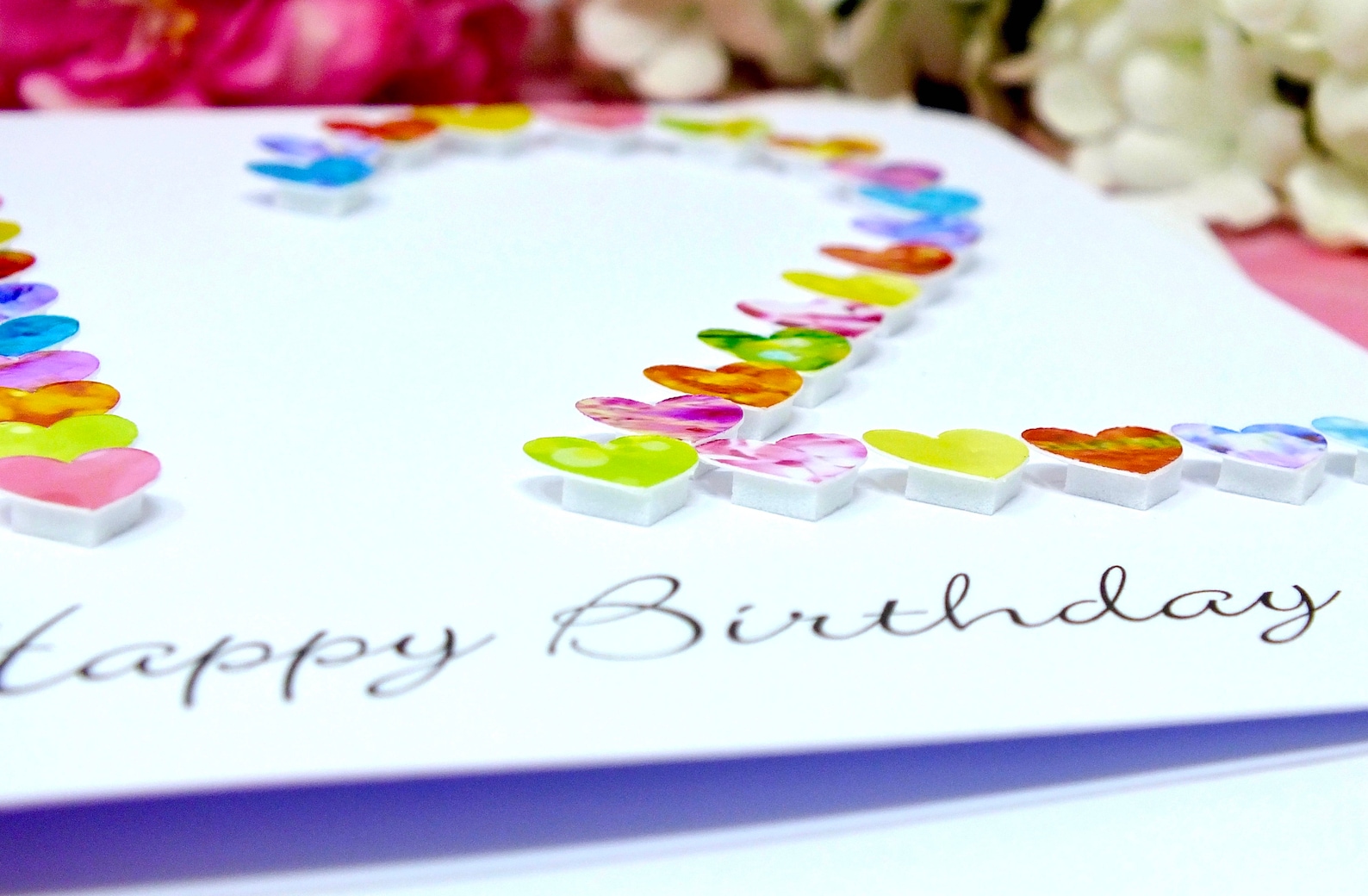 12th Birthday Card - Handmade & Personalised Age 12 Card for Girls ...
