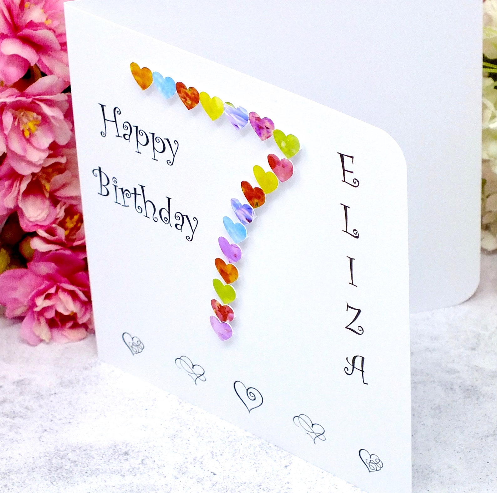 7th Birthday Card Age 7 Birthday Cards Handmade & | Etsy UK