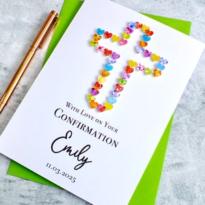 Confirmation Card Personalised Confirmation Day Cards With Name & Date ...