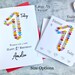 1st Birthday Card Personalised and Handmade First Birthday Card With ...