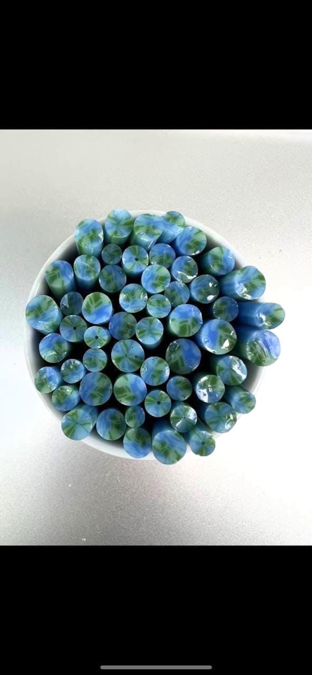 Murrini Planet Earth - COE90 Bullseye Glass - Etsy