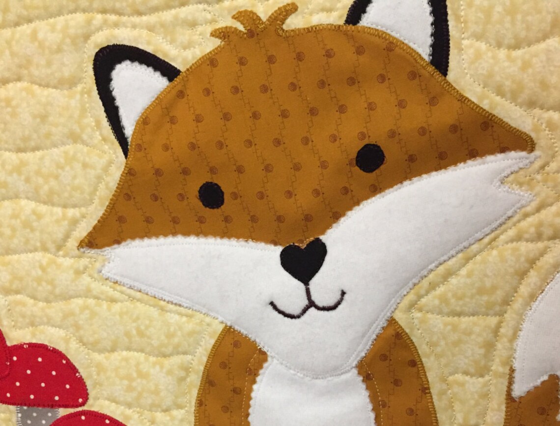 The Fox Baby Quilt Pattern by Ellen Abshier of Laugh Sew Quilt | Etsy