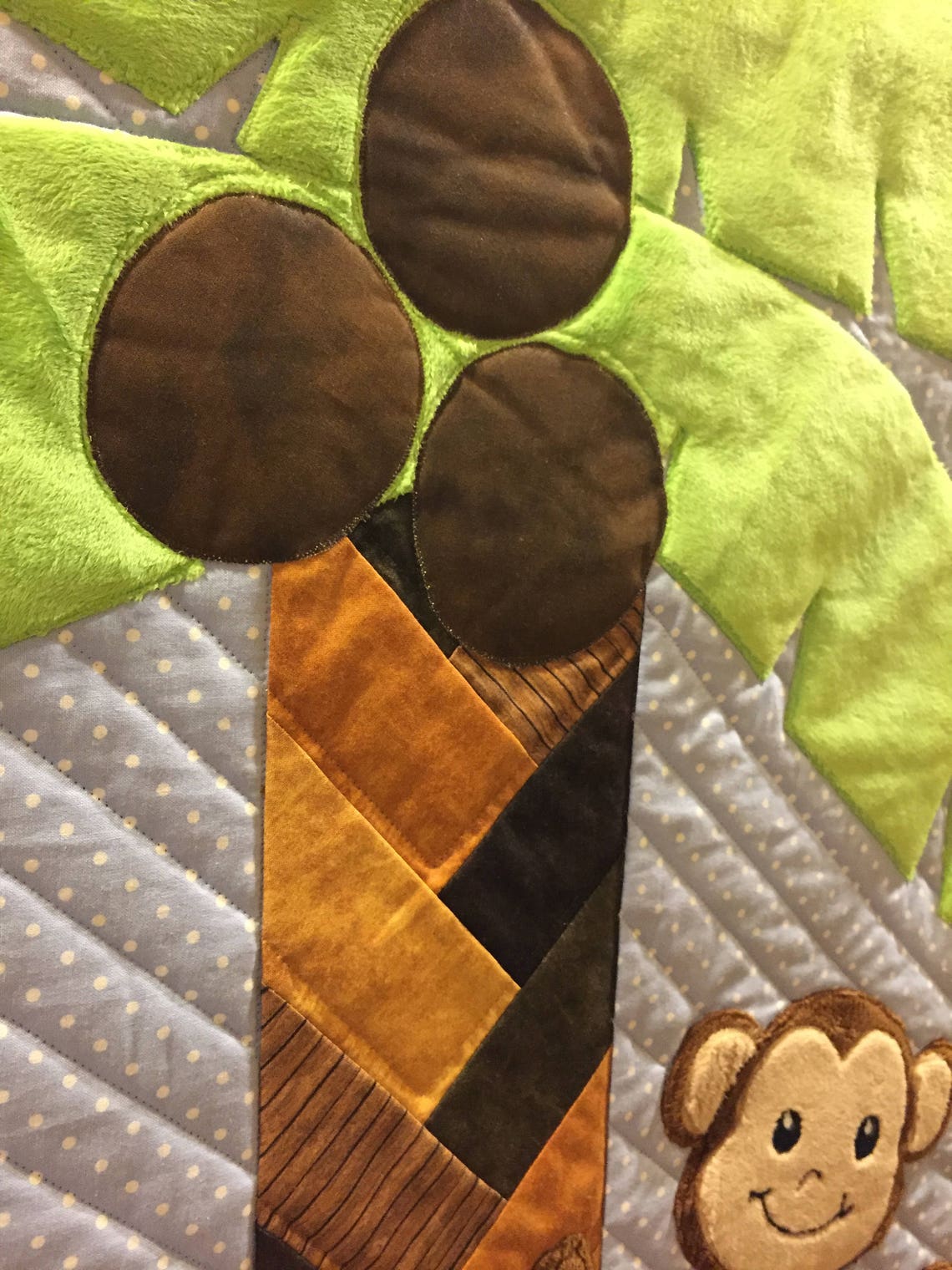 3 Little Monkeys Baby Quilt Pattern by Ellen Abshier | Etsy