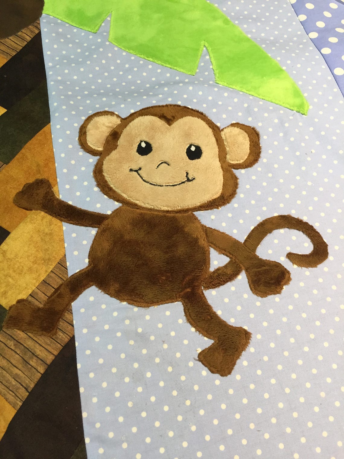 3 Little Monkeys Baby Quilt Pattern by Ellen Abshier - Etsy Canada