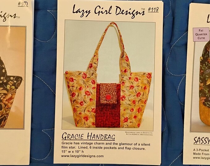 Lexi Carryall Crossbody Bag Pattern by Lazy Girl Designs - LGD147 ...