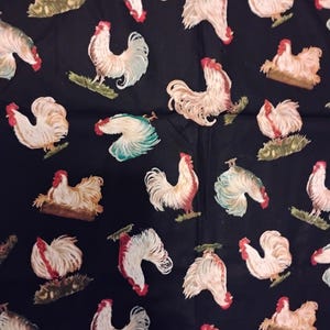 Roosters 3.89 Yds. X 45" and Sunflowers 1.5 Yds. X 45" Fabrics by ...