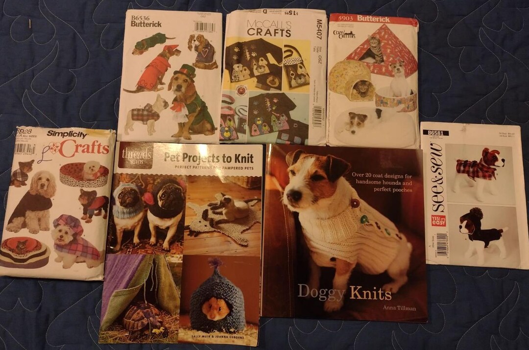 7 Dog Patterns for Outfits, Coats, Beds, Totes, Accessories Butterick ...