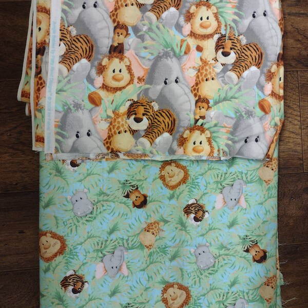 Jungle Babies Patty Reed Fabric - Etsy