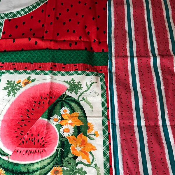 Watermelon Fabric - Etsy