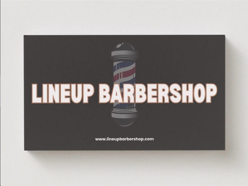 Barbershop Loyalty Card Template Barber Business Grooming Services ...