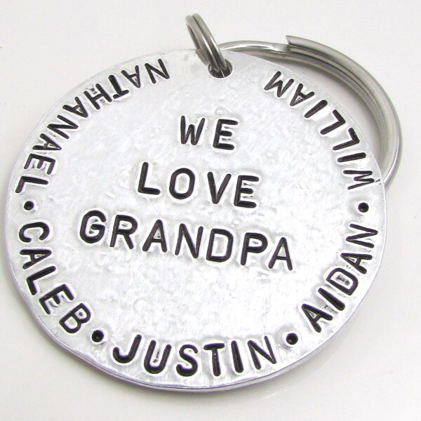 Keychain for Grandpa - Etsy