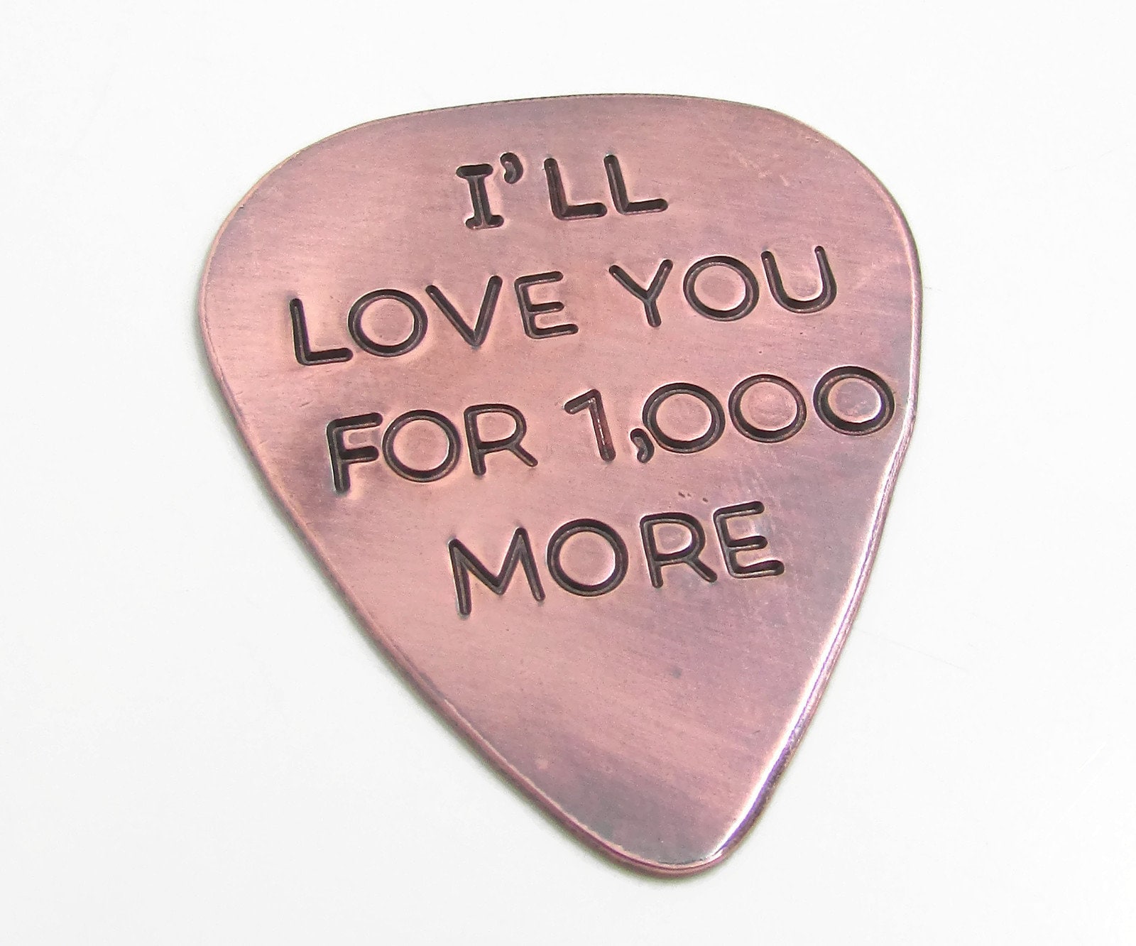 Custom Guitar Pick Personalized Dad Gift Hand Stamped - Etsy