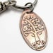 Personalized Keychain Family Tree Hand Stamped Keychain - Etsy