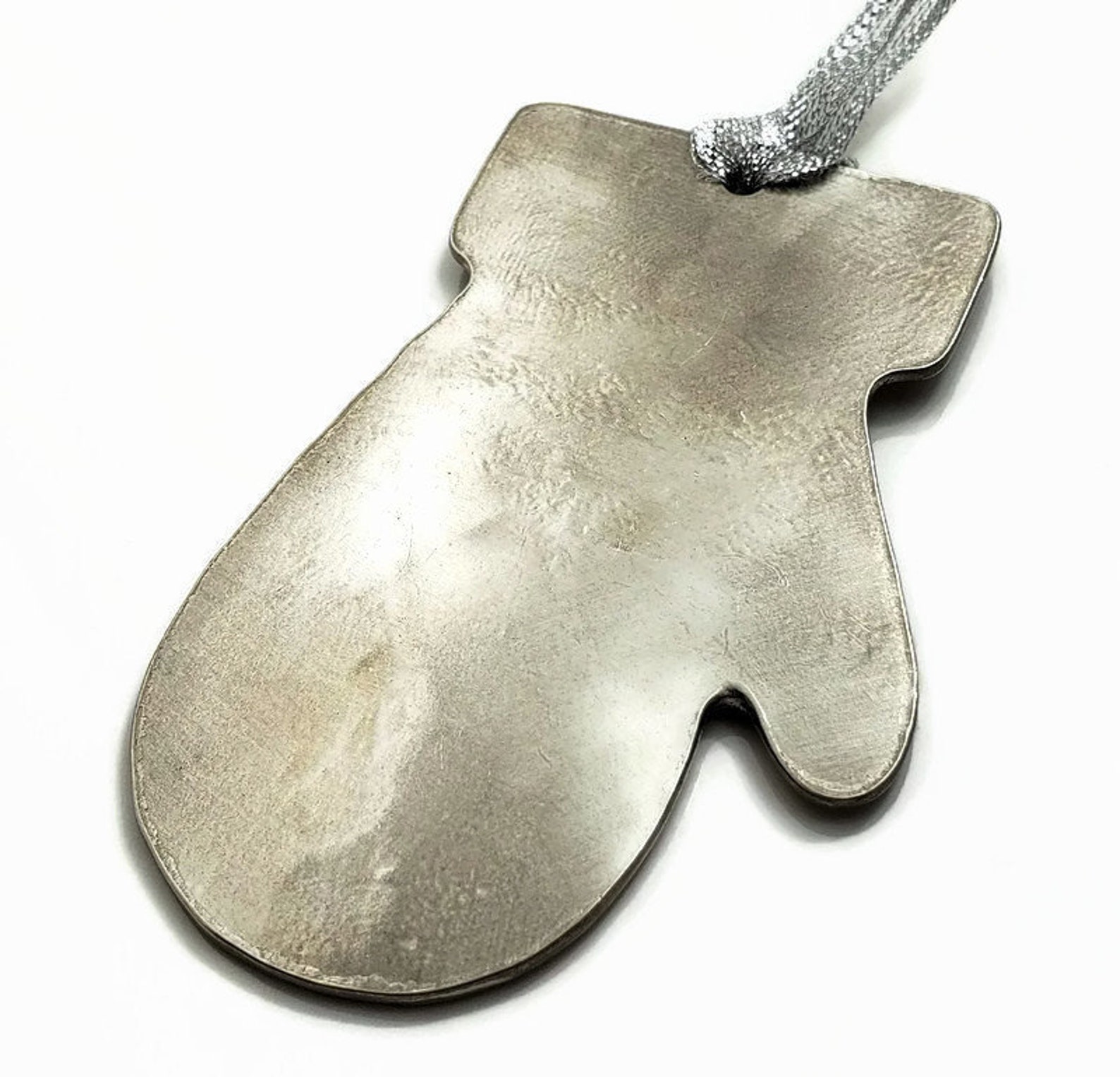 Custom Ornament, Pewter Handmade Ornament, Christmas Decor ...