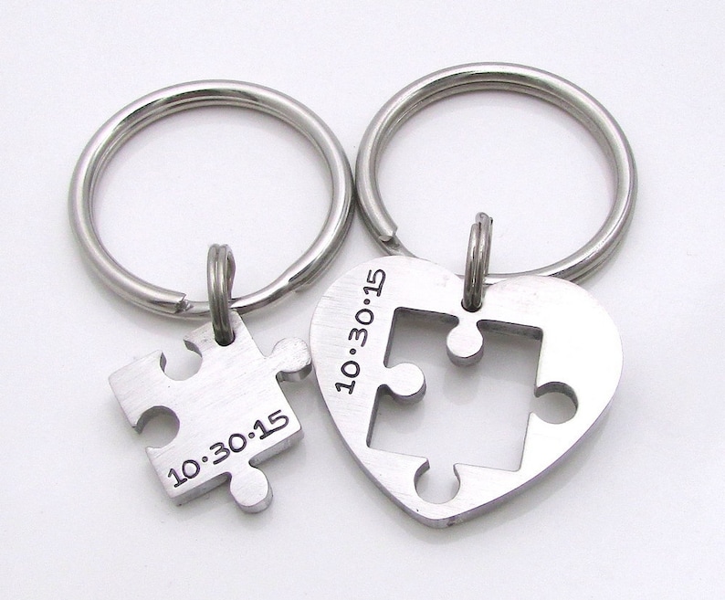 Personalized Couples Keychain Set Your Crazy Matches My Crazy | Etsy