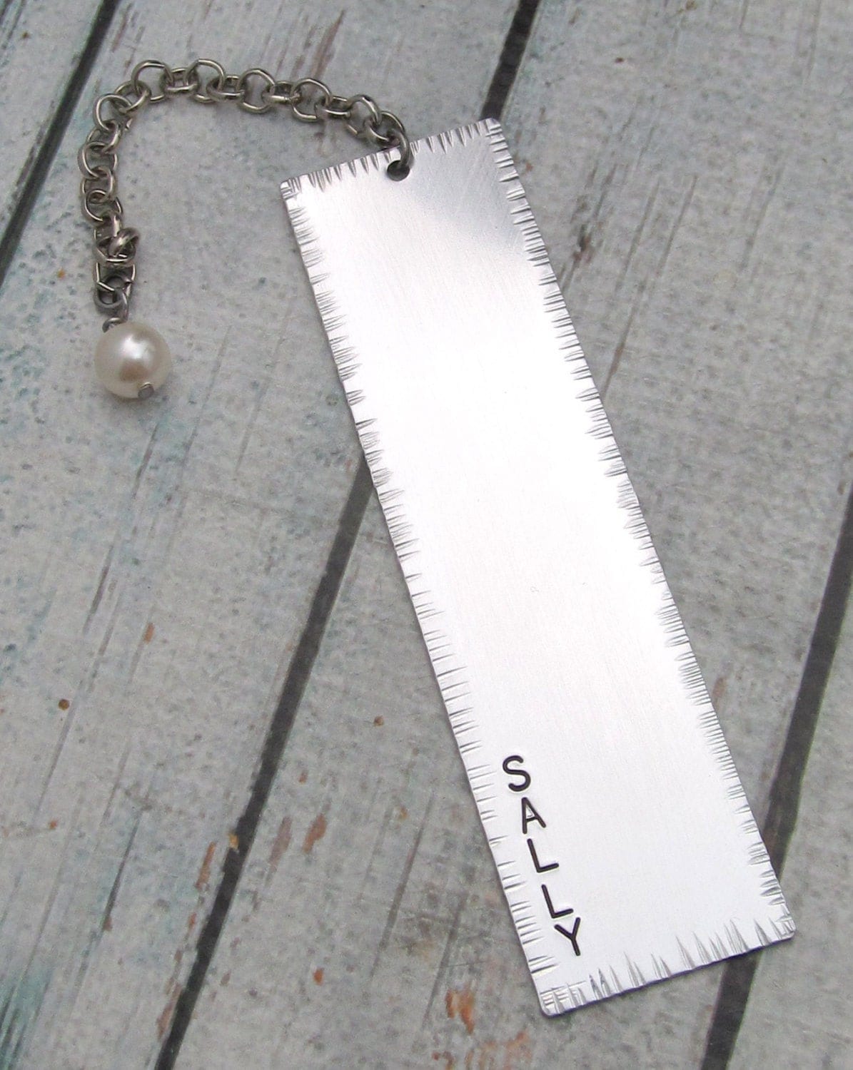 Personalized Bookmark Hand Stamped Bookmark Name Bookmark | Etsy