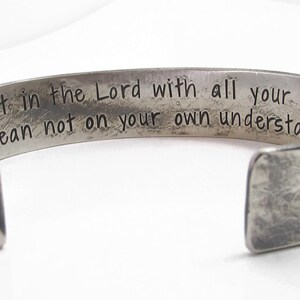 Personalized Hidden Message Cuff Bracelet in Sterling Silver ...