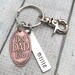 Personalized Father's Day Gift Best Dad Ever Key Chain - Etsy