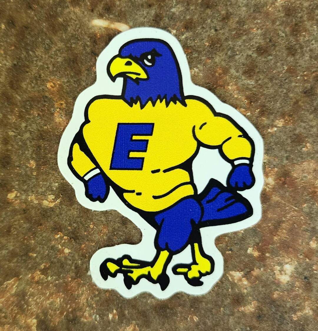 FIGHTING Falcon Sticker - Etsy